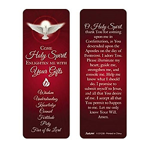 Come Holy Spirit Confirmation Pen and Bookmark Gift Set, 5 1/2 Inch