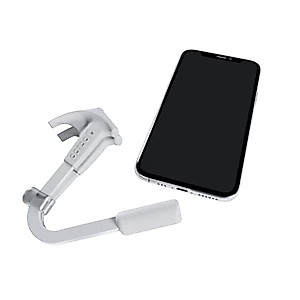 Octoo Litestand Mini, Cell Phone Stand, Phone Dock: Cradle, Holder, Stand for Office Desk - Silver