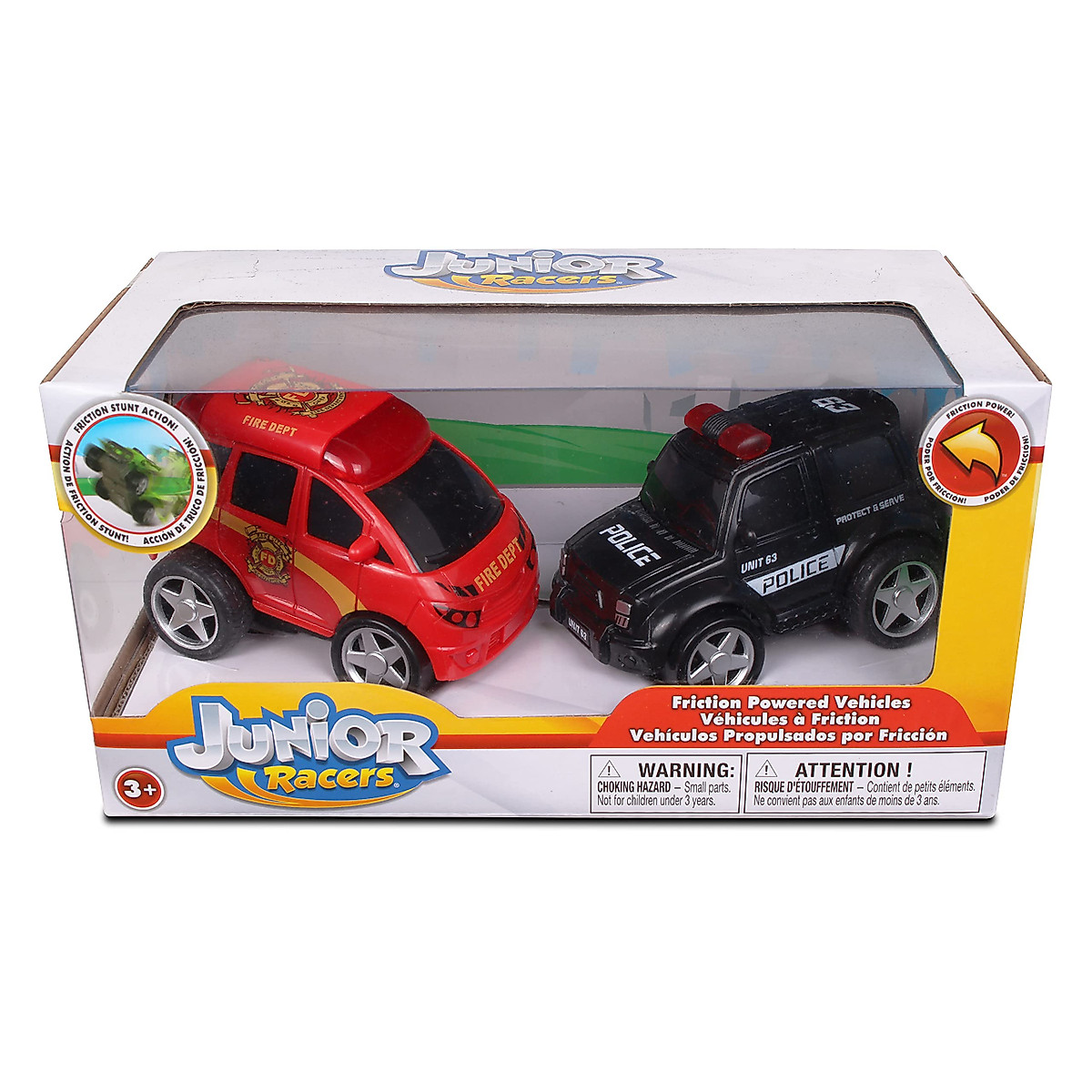 NKOK Junior Racers 2PK Friction Powered Fire Rescue & Police