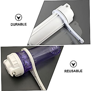 8pcs Home Water Filter Black Case Under Sink Water Filter Tool Filter Spanner Filter Spanner Shell Wrench Business Machine White Plastic Household Water