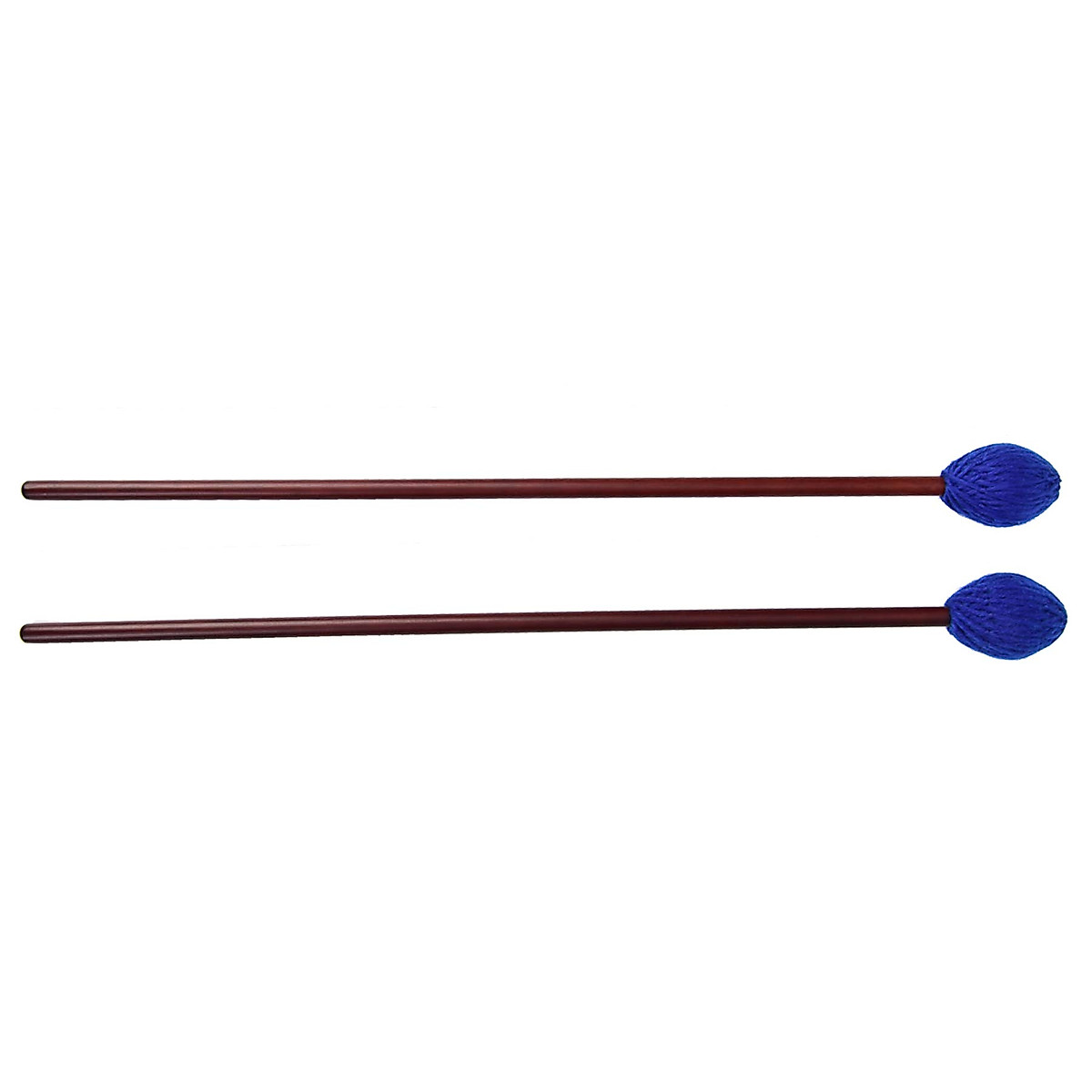 Buytra Medium Hard Yarn Head Keyboard Marimba Mallets with Maple Handle, Blue