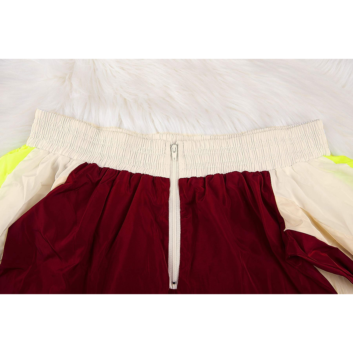 EOSIEDUR Women's Summer off Shoulder Zipper up Crop Tops and Loose Short Pants With Tie Jumpsuit Set