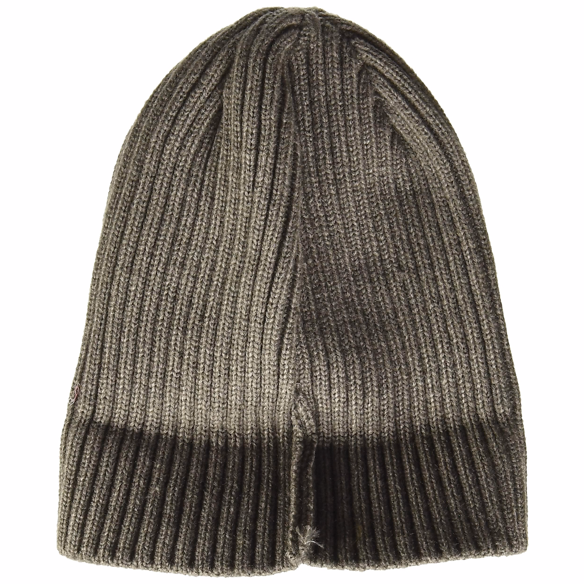 Timberland Men's Ribbed Watch Cap with Logo Patch, Heather Grey 2, One Size