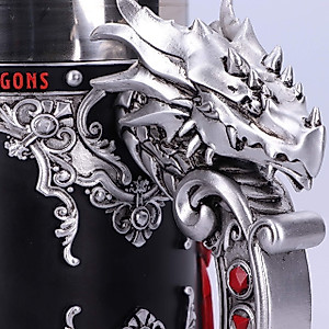 Nemesis Now Dungeons & Dragons Fantasy Role Play Die D20 Tankard, Polyresin, Black, 1 Count (Pack of 1)