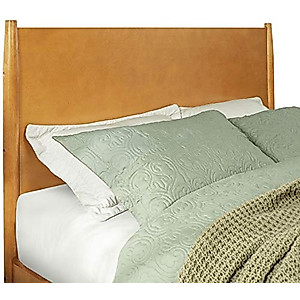 Crosley Furniture KF725001AC Landon Platform Bed and Headboard, Queen, Acorn