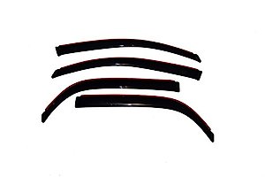 Auto Ventshade [AVS] In-Channel Ventvisor / Rain Guards | Smoke Color, 4 pc | 194319 | Fits 2005 - 2009 Chevrolet Equinox/Pontiac Torrent