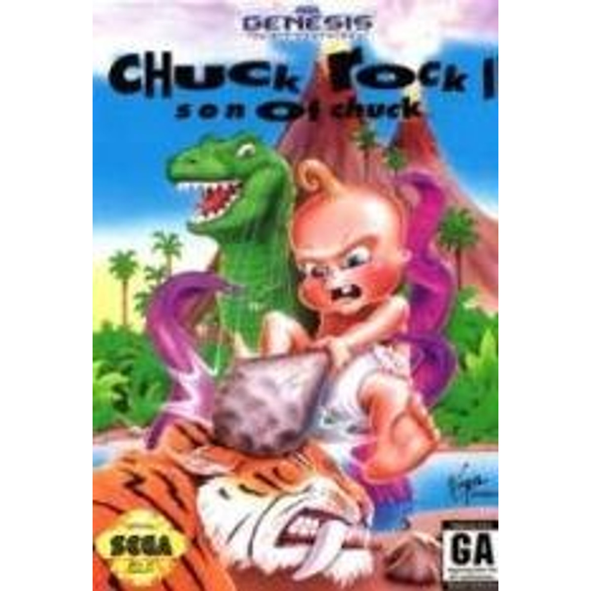 Chuck Rock II: Son of Chuck - Sega Genesis