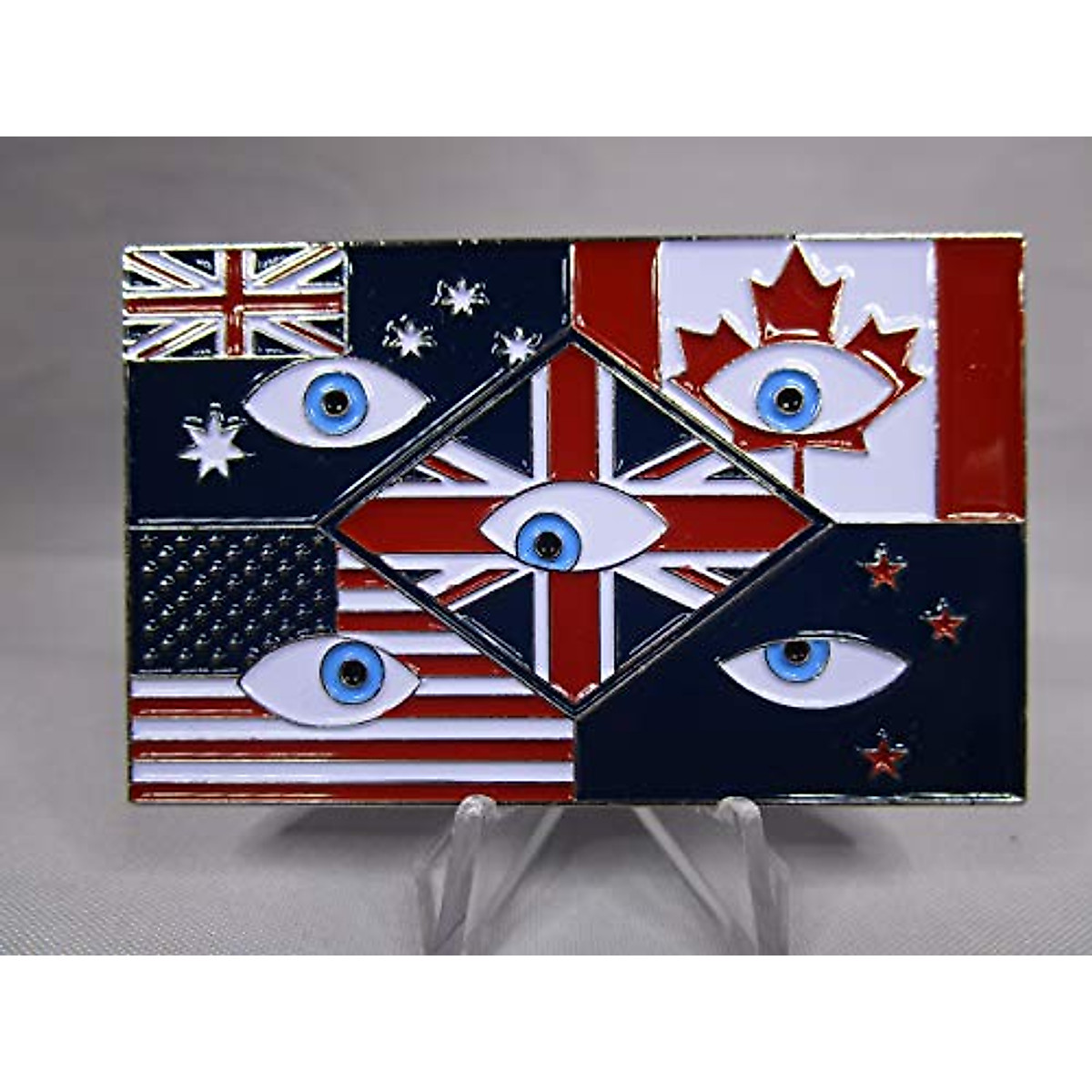 Five Eyes Signals Intelligence Agencies NSA Gchq Cse ASD Gcsb Challenge Coin