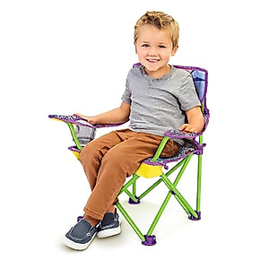Teenage Mutant Ninja Turtles Kids Chair Foldable for Camping, TMNT Sports or Patio with Carry Bag, Toddlers 24M+