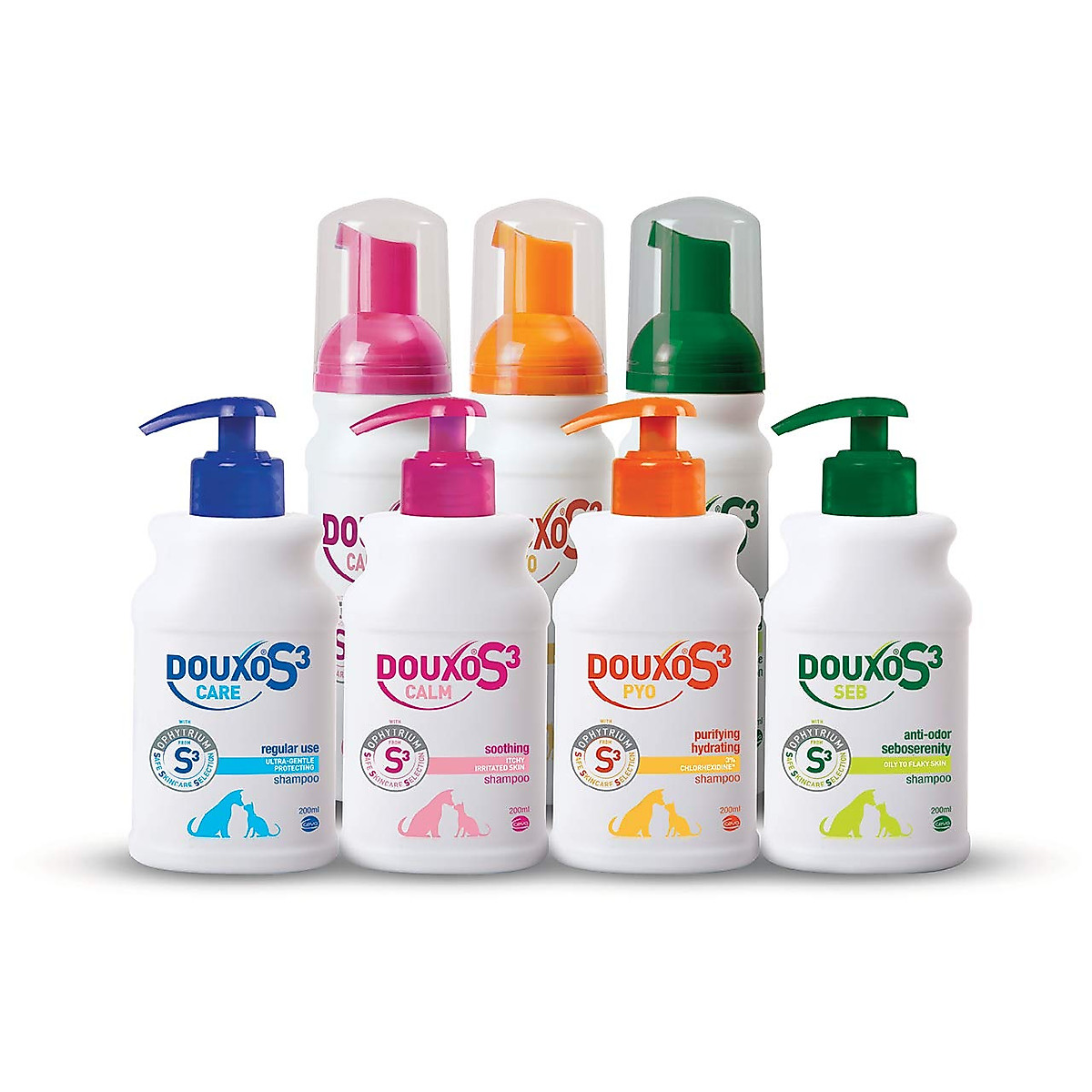 DOUXO S3 Care - Shampoo - Dog & Cat Hygiene - Regular Use - Ultra-Gentle - Protecting and Hydrating - Hypoallergenic Fragrance - Veterinary Recommended - 200ml