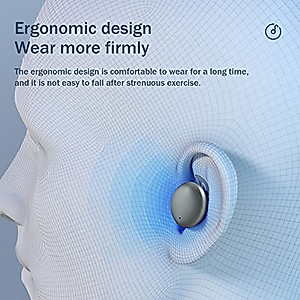 Pink Sleep Earbuds Noise Cancelling for Sleeping Bluetooth Headphones Ultra Smallest Invisible Mini Wireless Ear Buds for Side Sleepers Workout Waterproof Earpiece Stereo HiFi Sound for Android iOS