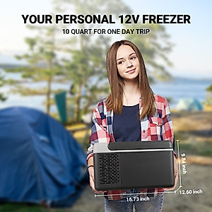 F40C4TMP Bundle - 2 items 10 Quart Portable Refrigerator and Insulated Protective Cover