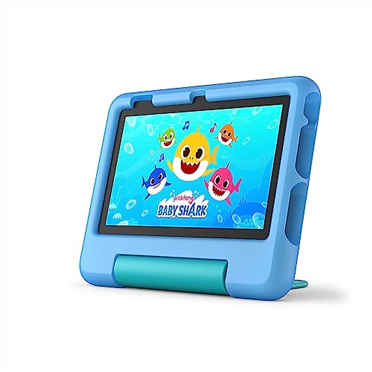 Amazon Fire 7 Kids tablet, ages 3-7. Top-selling 7" kids tablet on Amazon - 2022 | ad-free content with parental controls included, 10-hr battery, 16 GB, Blue