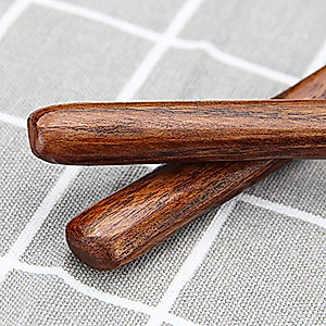 1 PC Korean Style 10.9" Long Handle Wooden Round Slotted Spoons for Jam Olive