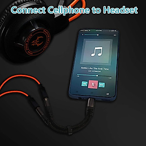 ZARSSON USB C Microphone Adapter, USB Type C to 3.5mm Combo Headphone Jack Audio Mic Adapter Y Splitter for Mac Book Pro, i-Pad Pro 2018/2020, OnePlus 7 Pro/8 Pro, Galaxy Note 10/10+/S20/20+/20 Ultra