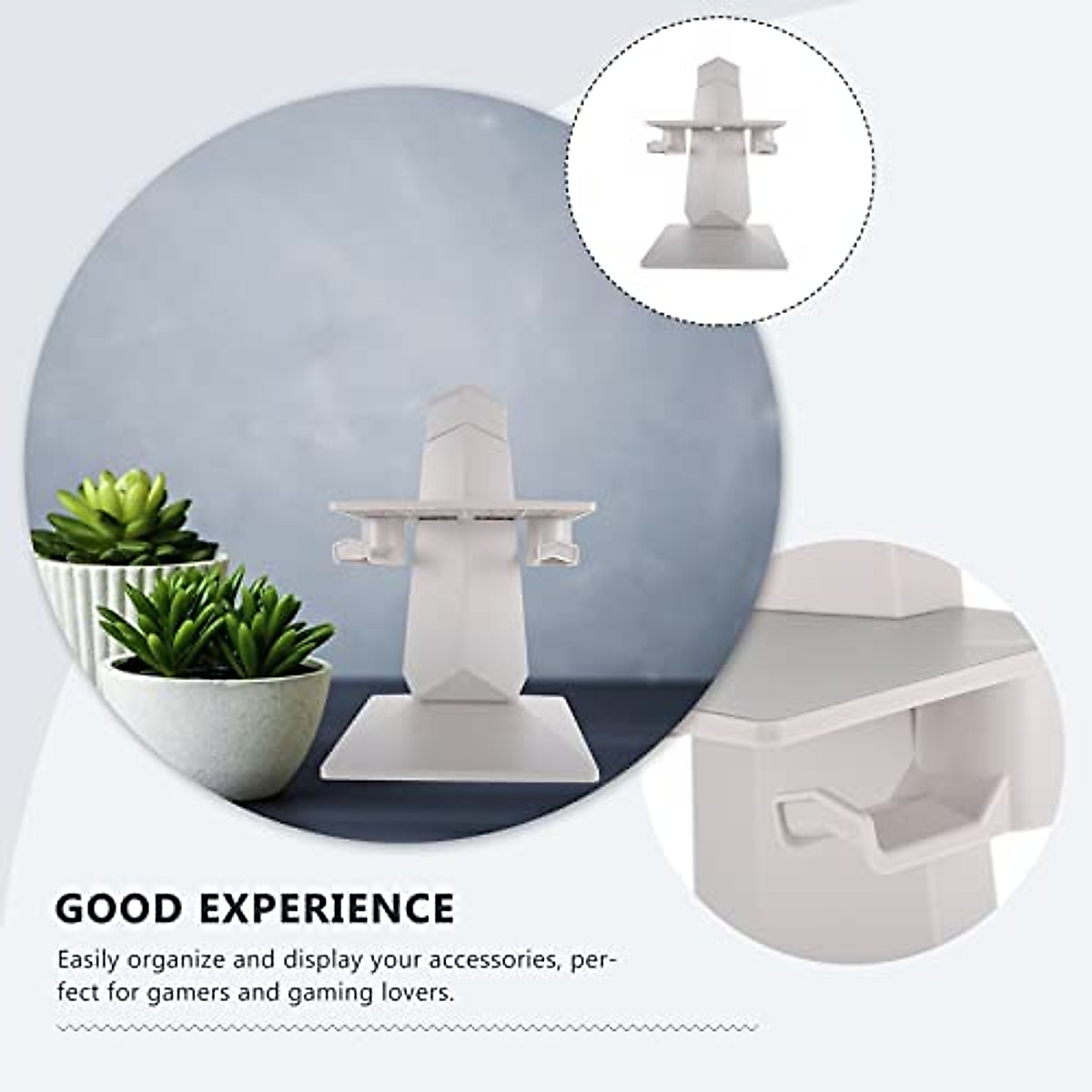 ibasenice Vr Display Stand Earphone White Touch Abs