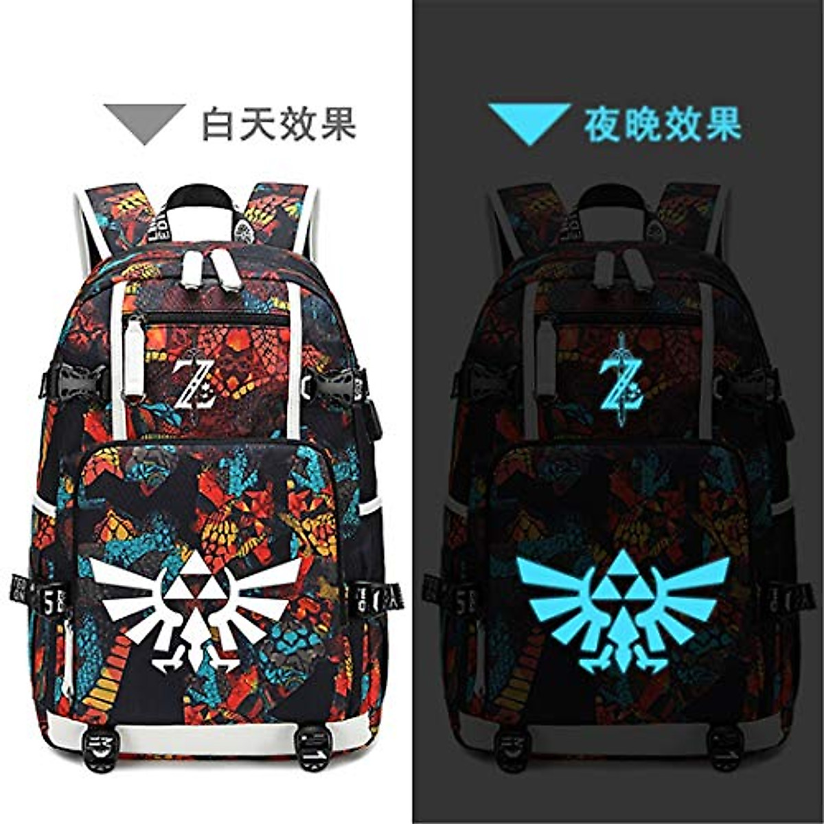 GO2COSY Anime Game Backpack Daypack Student Bag School Bag Bookbag Shoulder Bag