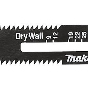 Makita High Carbon Steel B-49703 Drywall Cut-Out Saw Blade compatible with Carbon Steel (2 Pack)