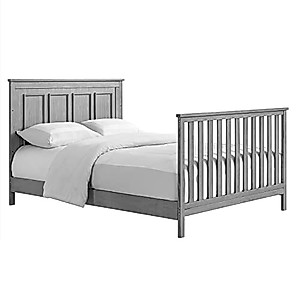 Oxford Baby Bennett Crib to Full-Size Bed Conversion Kit, Rustic Gray, GreenGuard Gold Certified