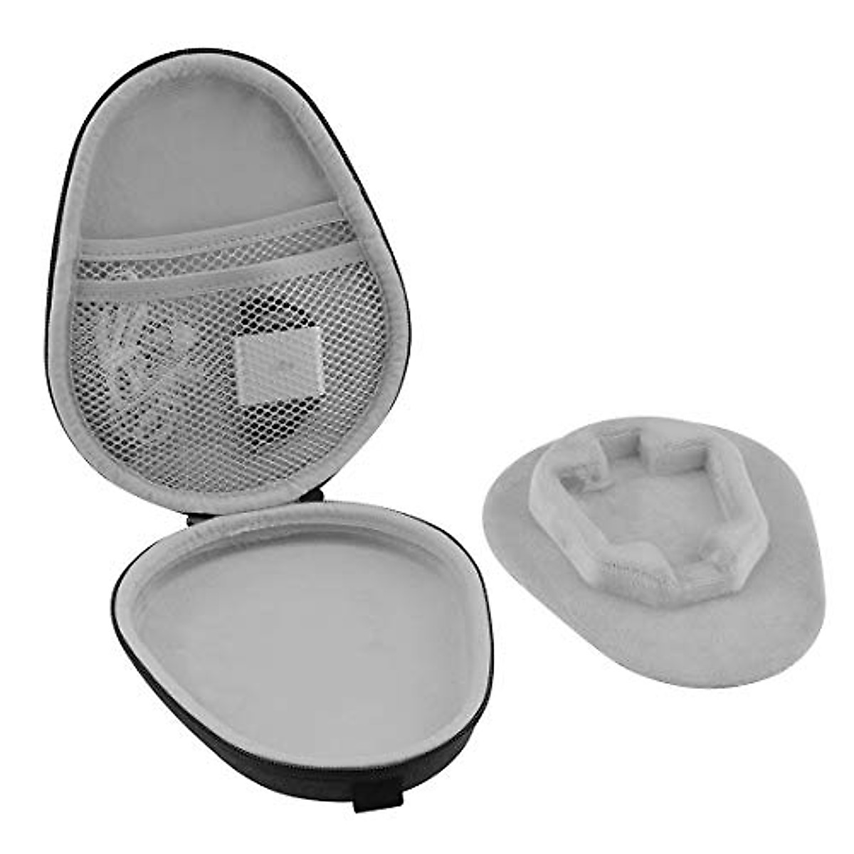 Geekria Shield Case Compatible with Bluenin, Sony, LG, Jabra, FKANT, COULAX Headphones, Replacement Protective Hard Shell Travel Carrying Bag with Cable Storage (Dark Grey)