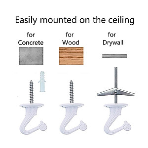 BCBYou Bed Canopy Mosquito Net with Fluorescent Stars Glow in Dark for Baby, Kids, and Adults, for Cover The Baby Crib, Kid Bed, Girls Bed Or Full Size Bed (Purple)