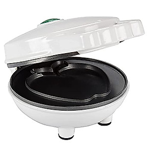 Mini Apple Waffle Maker - Make Breakfast Special for Kids or Adults w Individual 4 Inch Waffler Iron, Electric Non Stick Breakfast Kitchen Appliance, Great for College Dorms or Fun Gift