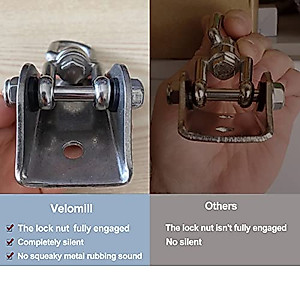 Velomill 1000 lb Capacity Porch Swing Hanging kit Heavy Duty 360° Rotate Swing Hammock Hanging Kit (2 Pack)