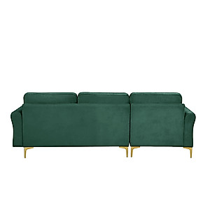 LifeStyle Solutions Langston Sectional Sofa, Green