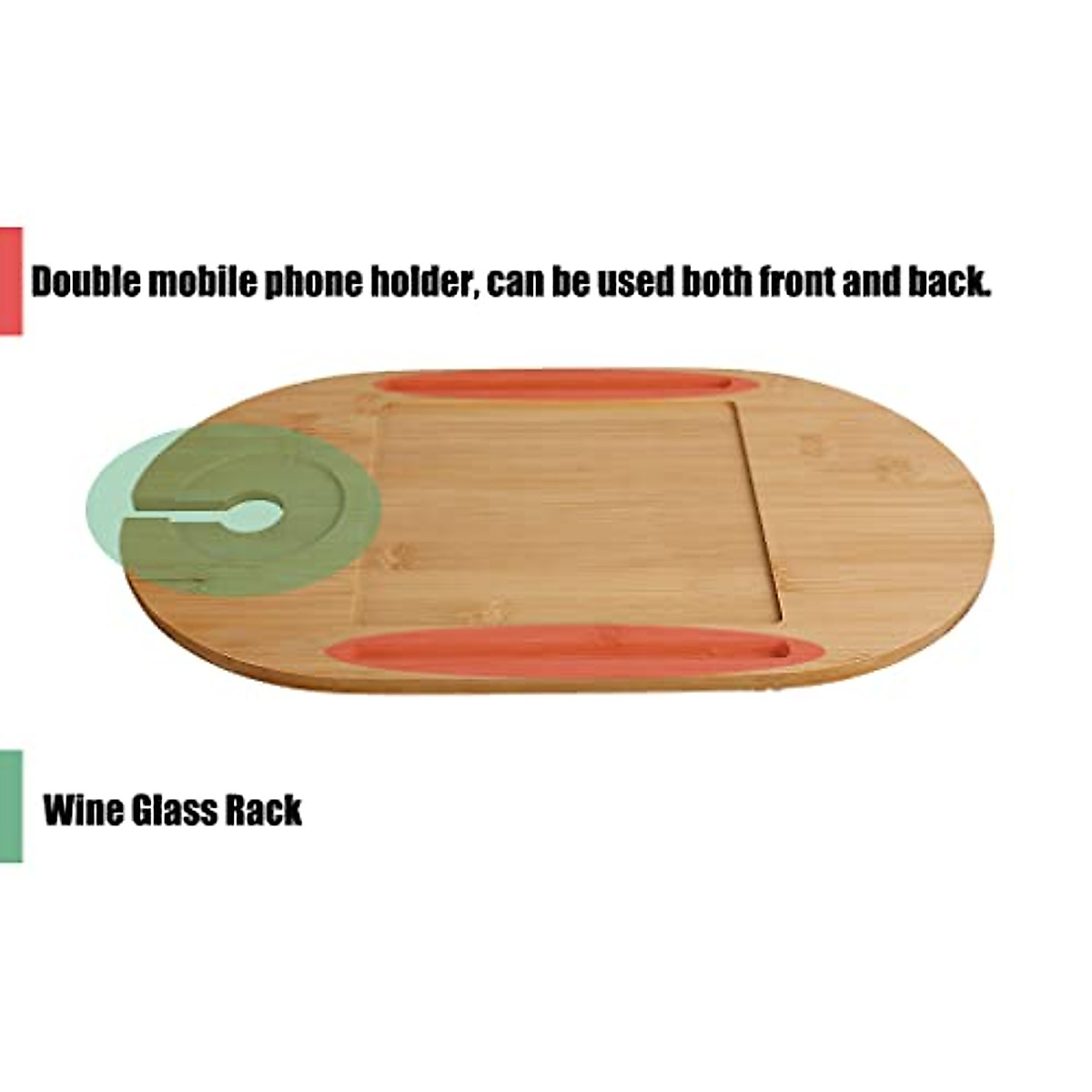 Bamboo Bath Table Tray Table with Adjustable Height,FreestandinBath Caddy Tray for Tub Against Wall,Bathtub Side Table Tub Shelf for Luxury Bath Home Spa Bathtub Accessories and Gift Choice.