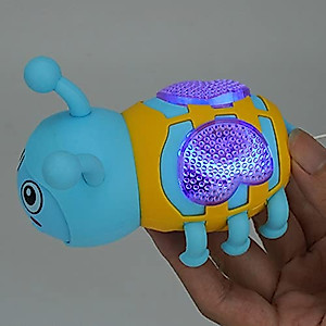 Smalibal Wind Up Toys for Kids, Bee Shape Clockwork Toy, Plastic Walking Toy for Boys Girls Kindergarten Toy for Gifts Birthday Party Favors Prizes Goodie Bags Treasure Box Filler Pink