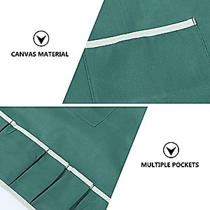 Yardwe Kids Gardening Apron 2PCS Kids Gardening Canvas Apron fruit picking apron toddler working apron with Pockets Gardening