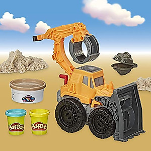 Play-Doh Wheels Front Loader Toy Truck for Kids Ages 3 and Up