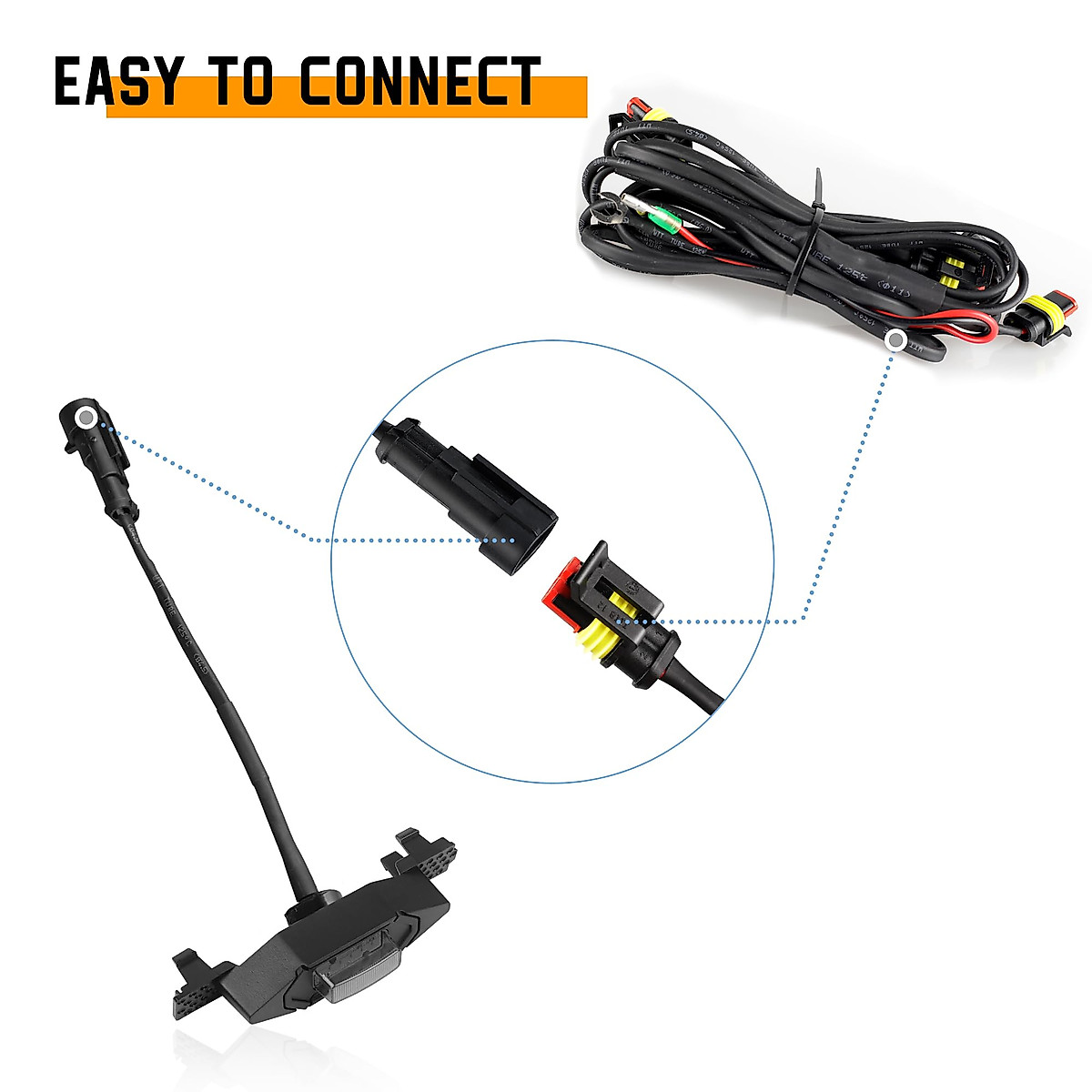 Upgraded 4 PCS Led Grill Lights Compatible with Toyota 4Runner 2020-2024, Including SR5, TRD Sport, Off-Road, Premium and Limited Grille, Fuse and Instruction Included (Smoke Shell/White Lights)