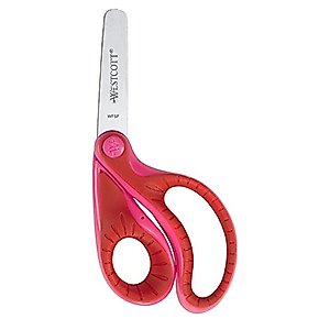Westcott Kids 5" Ergo Jr. Blunt Scissors, Assorted Colors (16670)