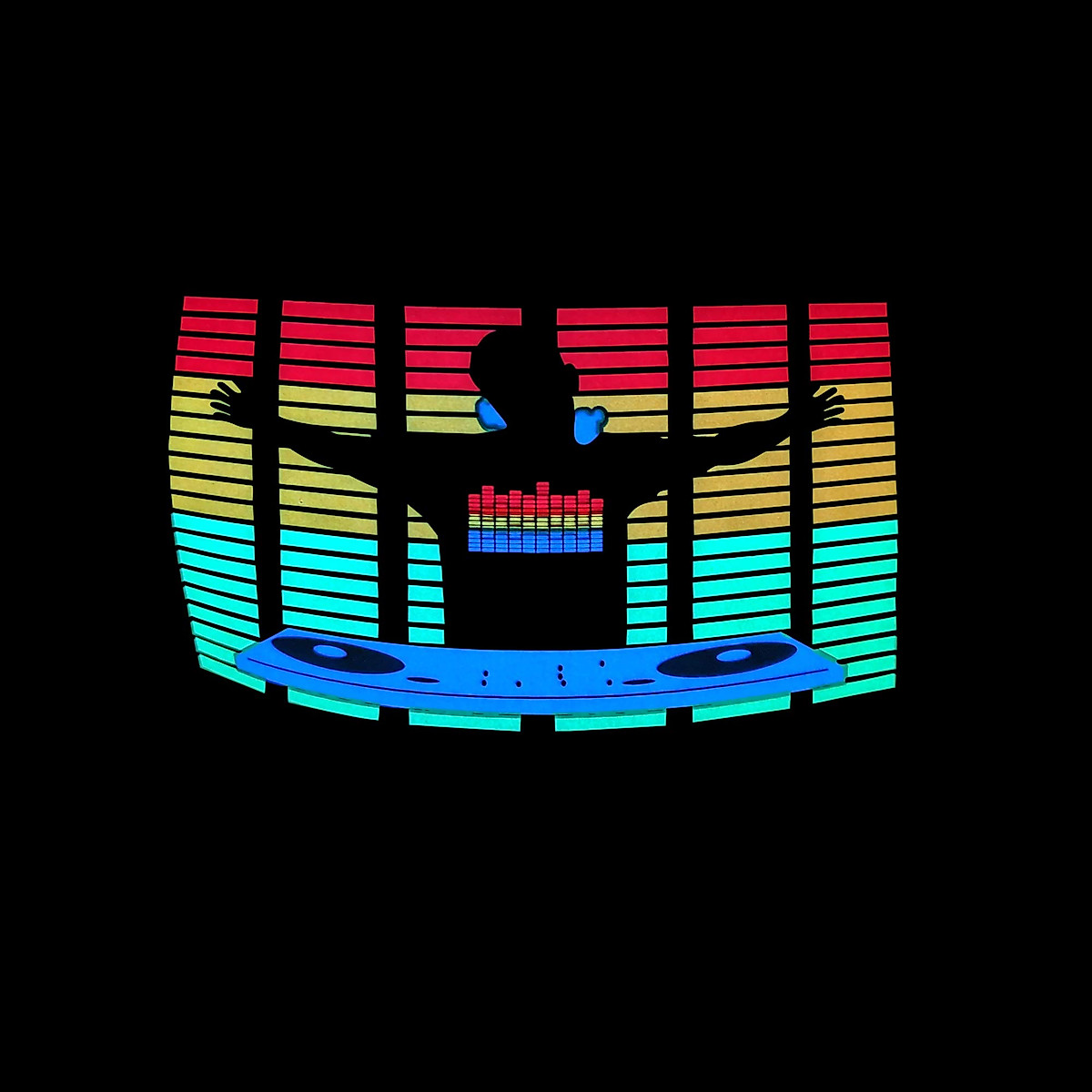 CAPLED Flashing LED Hats – Sound Activated Baseball Cap with Lights (DJ)