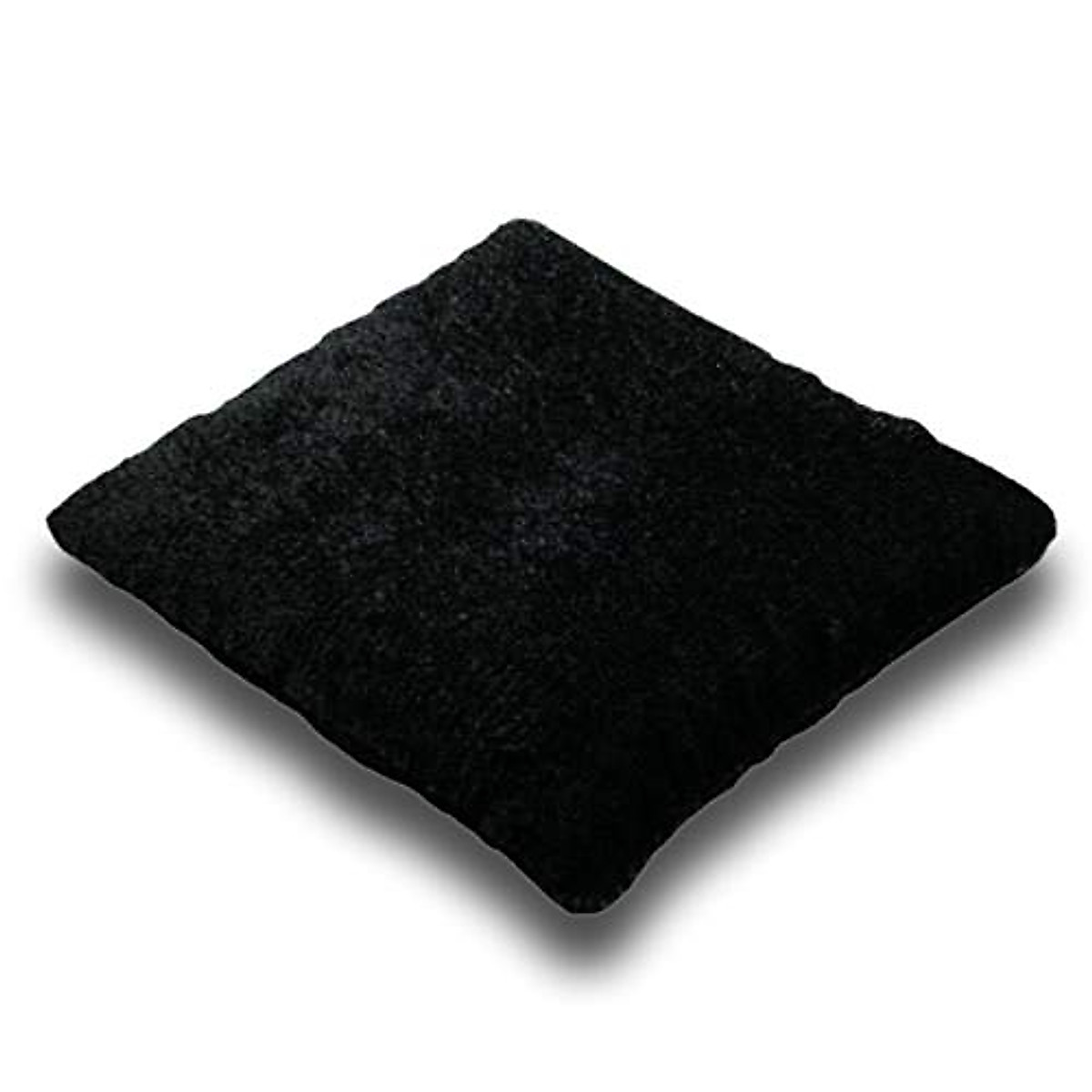 Resonant Energies 5.5 Inch Large Black Velvet Crystal Pillow Display Pad, Square, CPV3L