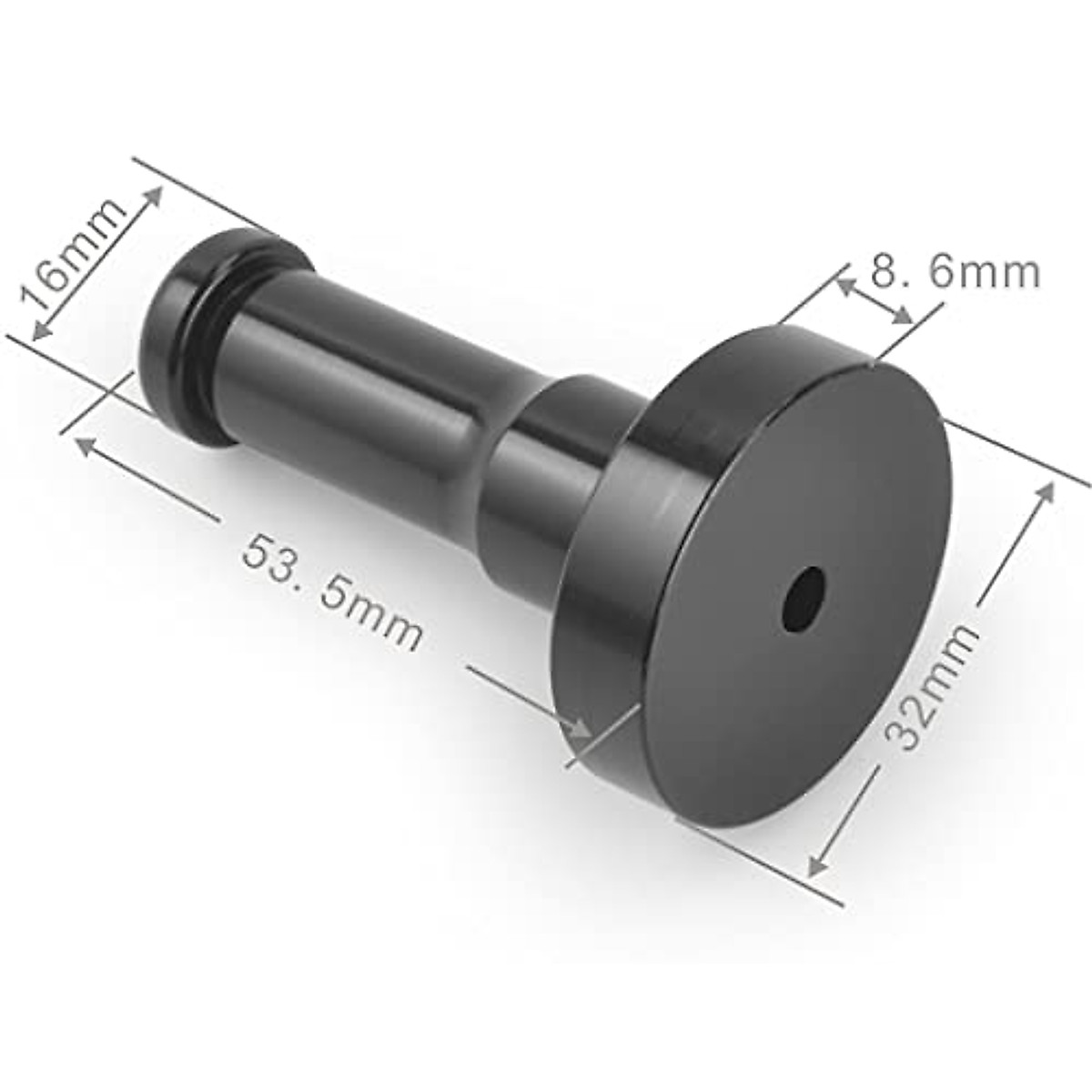 eForwish Space Aluminum Garage Storage Organizer Hook Bathroom Toilet Single Robe Towel Coat Hook Rustproof Kitchen Utensil Utility Hanger Solid Metal Heavy Duty Wall Mount (4 Pcs, Black)