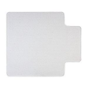 Staples 567298 45-Inch X 53-Inch Low Pile Carpet Chair Mat Lip
