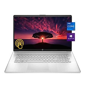 HP 17.3" HD Touchscreen Business Laptop, 12th Gen Intel Core i7-1255U, Windows 10 Pro, 16GB RAM, 1TB SSD, Backlit Keyboard, HDMI, WIFI 6, Webcam, Long Battery Life, Durlyfish