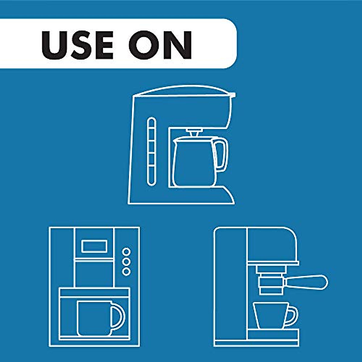 Urnex The Professional Barista's Choice Keurig Compatible Coffee Maker Universal Descaling Solution (2 Pack, 2 Uses Per Bottle)