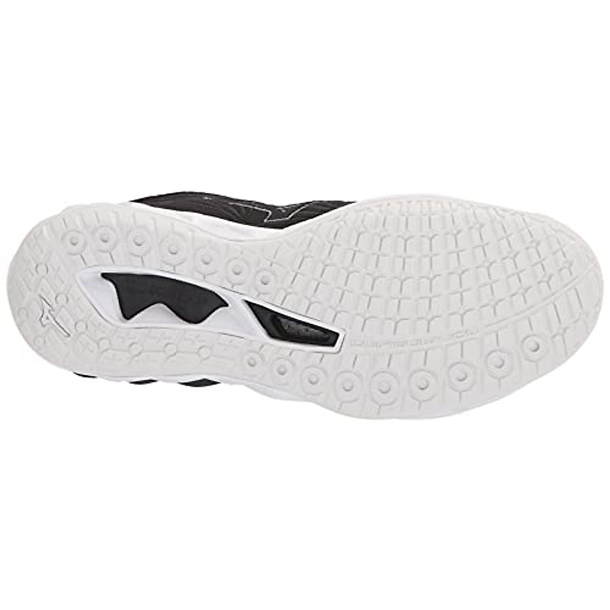 Mizuno 2 Wave Luminous Women's Volleyball Shoe 8 (0800), Black/White, 8