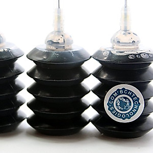 BCH Dye Ink Cartridge Refill Kit for HP 21 56 27 60 61 62 63 64 65 92 94 96 901 74 XL Cartridges 3-Bottle Triple Black ID30-KKK