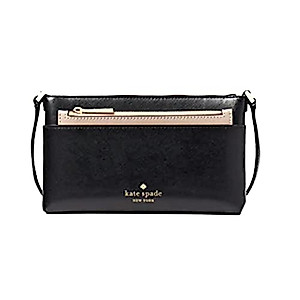 Kate Spade New York Sadie Leather Zip Top Crossbody (Black)