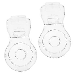 ORFOFE 2Pcs Acrylic Cup Display Rack Transparent Saucer Display Stand for Countertop Glass Cup Holder and Cup and Saucer Display Stand Stylish Organizer for Home and Kitchen