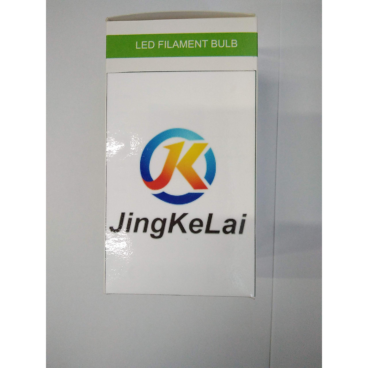 K JINGKELAI Half Chrome Light Bulb A60 6W(60W Equivalent) LED Filament Vintage Edison Bulb with Half Chrome Gold,for Home Lighting,Warm White 2700K,4 Pack