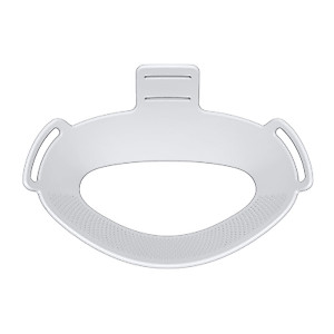 KIWI design Headset Strap Pad Replacement for Elite Strap Compatible with Quest 2/Quest 3 (White)