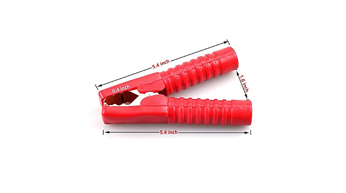 URBEST 50A Spring Loaded Car Battery Cable Clips