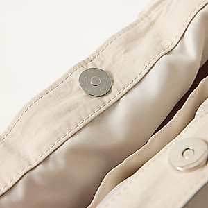 VAKAER Tote Bag for Women, 18L Side Cinch Shopper Handbag, Large Hobo Handbag, Lightweight Shoulder Bags for Work, Gym, Workout, Travel (Beige)