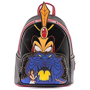 Loungefly Disney Jafar Villains Scene Womens Double Strap Shoulder Bag Purse