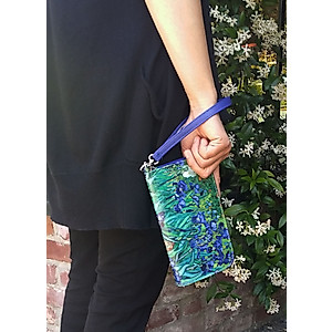 Alicia Klein® A92MS-IRISES Island collection - Market Street Wallet Wristlet and Phone Case